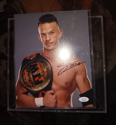 WWE RICKY STARKS Autographed Color 8x10 AEW NXT Ricky Saints-WWE/AEW | eBay