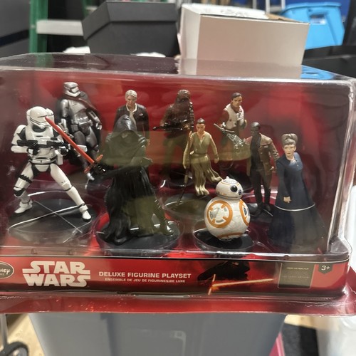 Star Wars THE FORCE AWAKENS Deluxe Figurine Playset 10 Figures (see Box ...