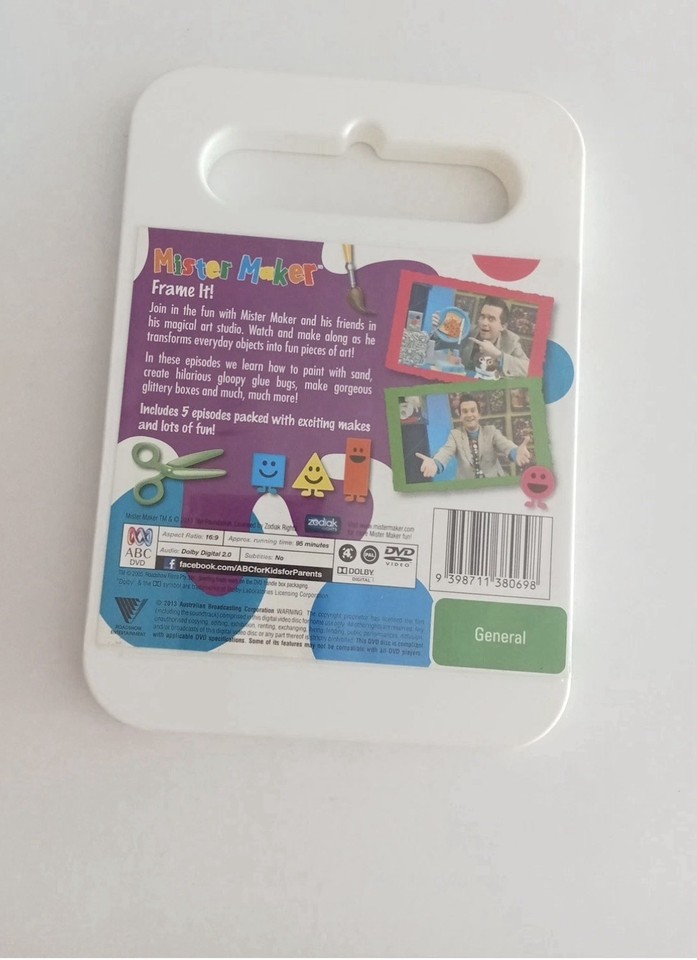 Mister Maker Frame It! (DVD, 2012) ABC Kids Region 4 | eBay UK