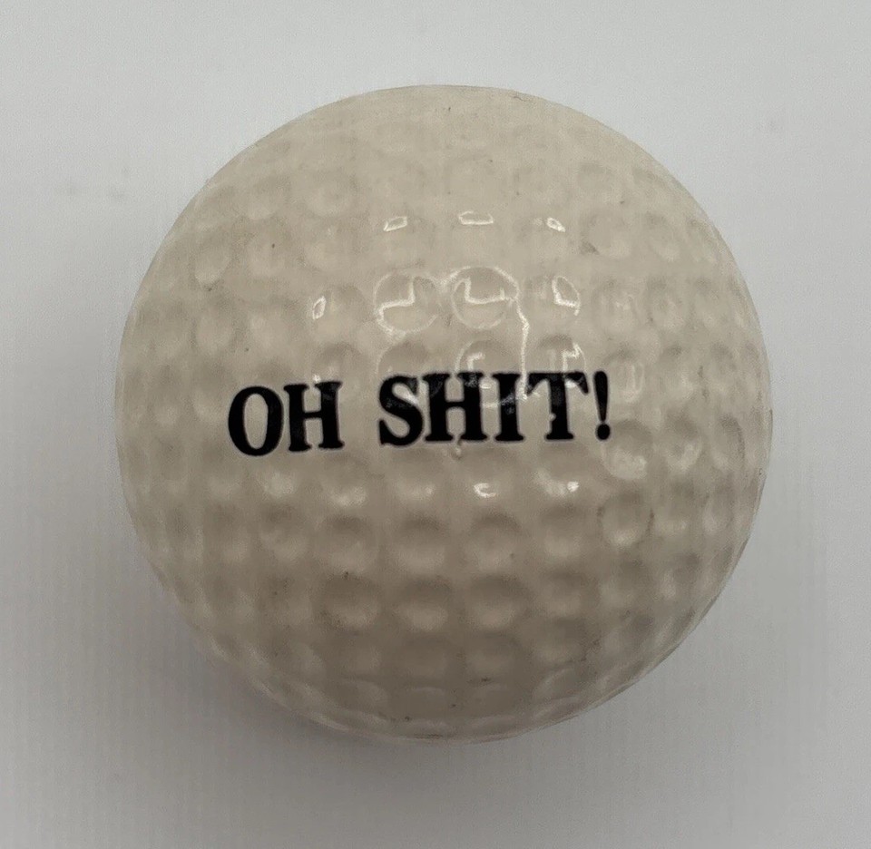 Vintage Novelty Humorous Golf Balls Lot of #11 Funny Sayings c.1990s ...