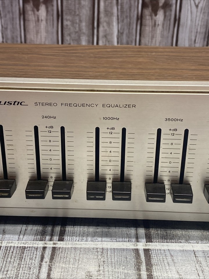 Realistic Model #31-1987 Stereo Frequency Equalizer 5 Band Vintage EQ ...