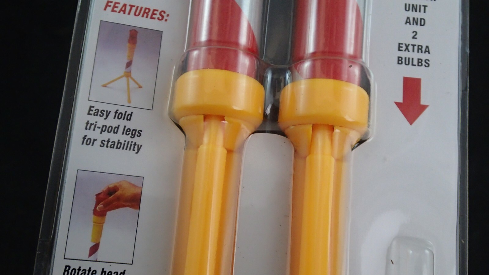 Lazer Flare Warning Light Set - RED Flashing light for Safety with 2 ...