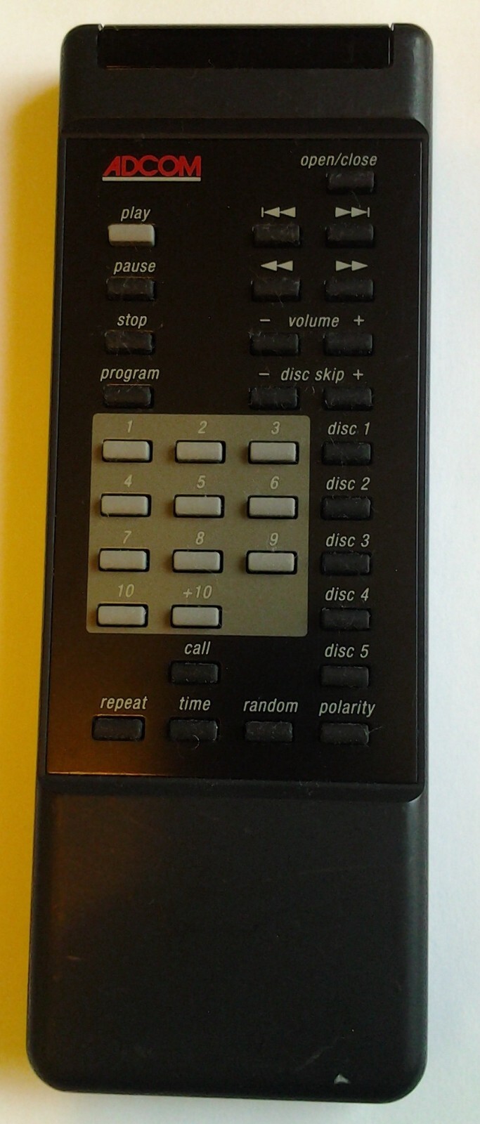 Adcom RC-700CD GCD-700 Remote Control - Fully Tested & Working - FREE ...