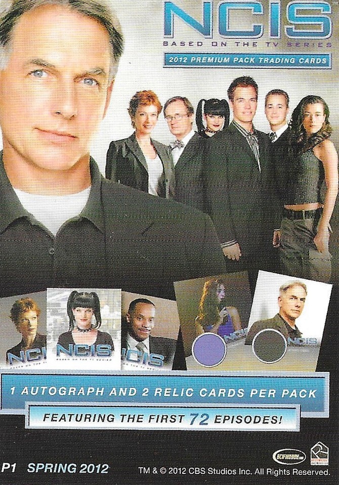 NCIS Premium Pack Trading Cards Promo Card #P1 2012 RITTENHOUSE | eBay