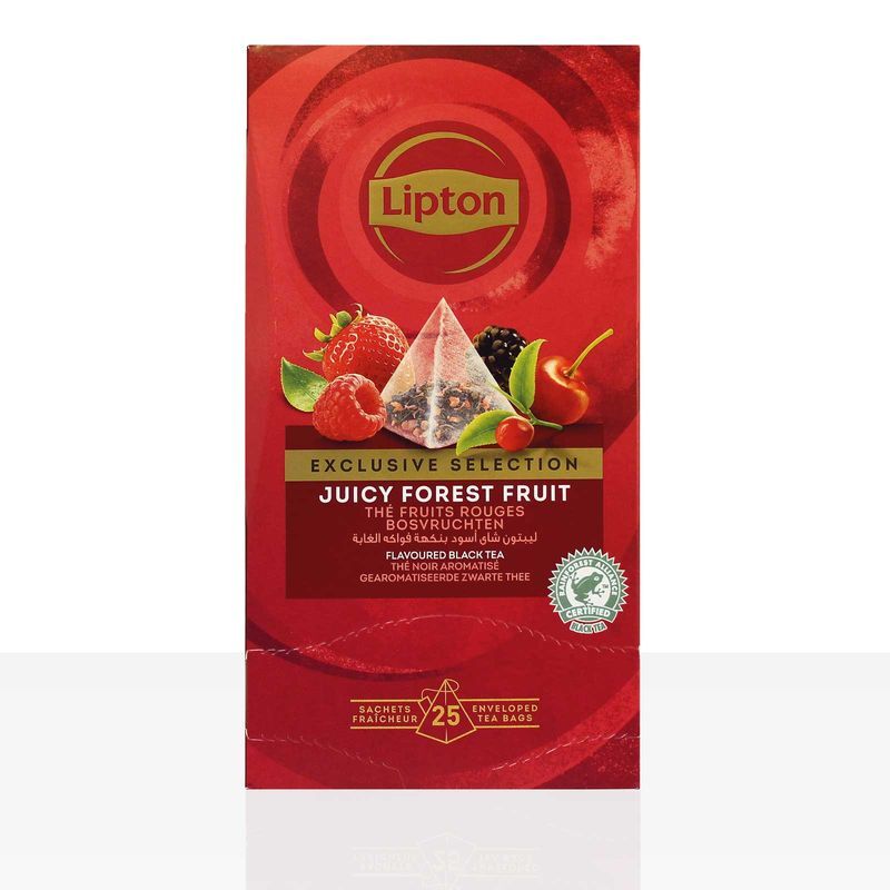 Lipton Exclusive Selection Juicy Forest Fruit Enveloped Tea Bags 25 ...