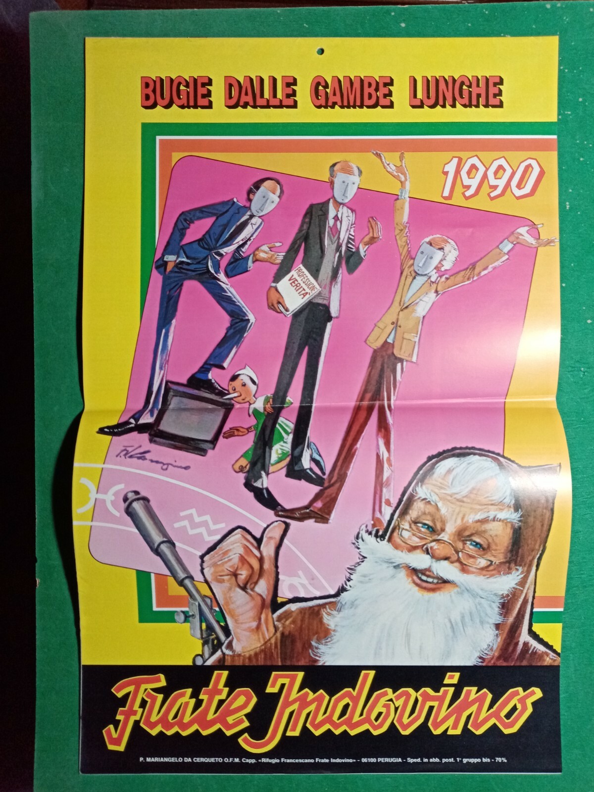Frate Indovino Calendar Year 1990 - Ref. 158 | eBay