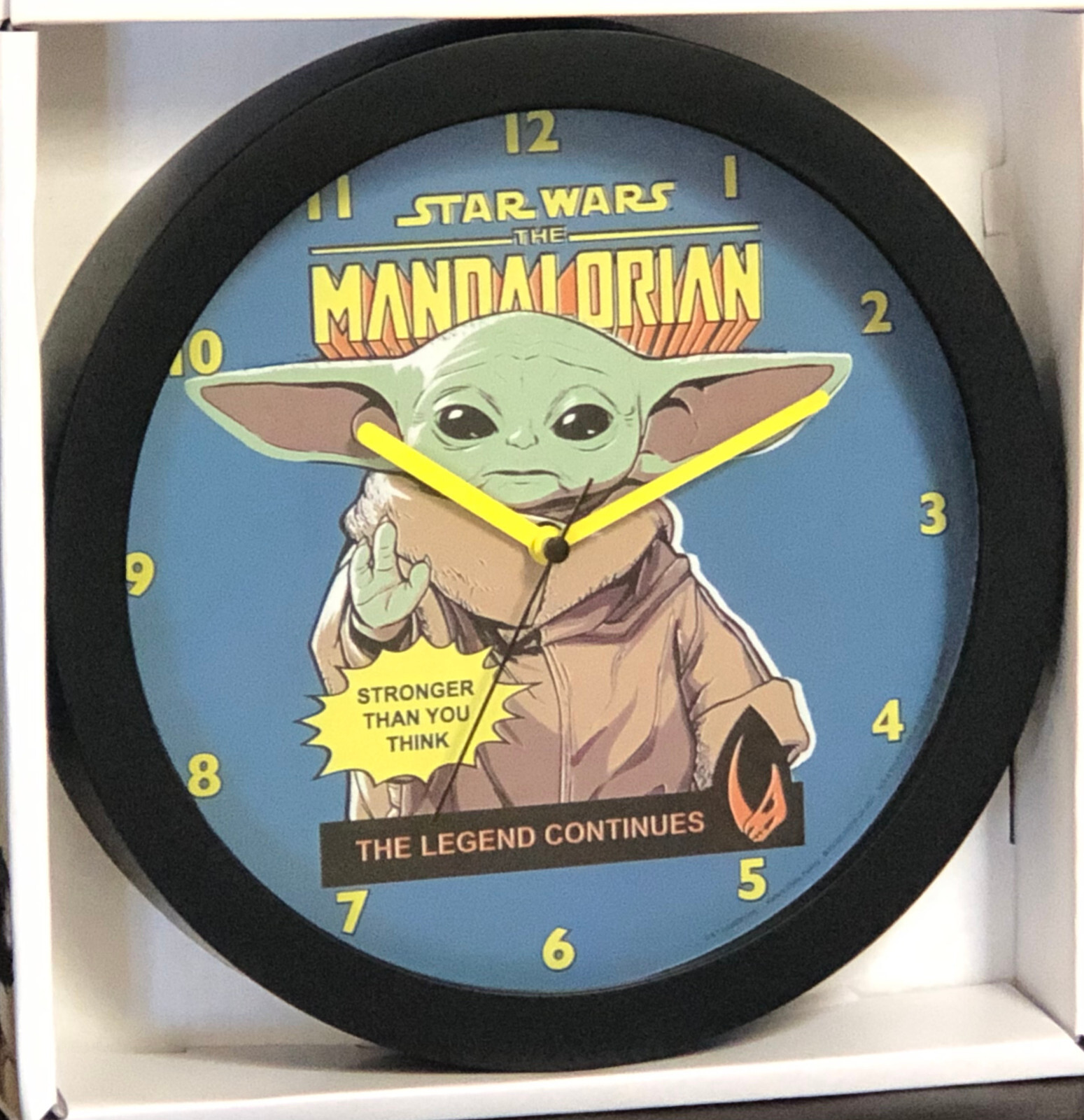 Star Wars Mandalorian Baby Yoda Wall Clock | eBay