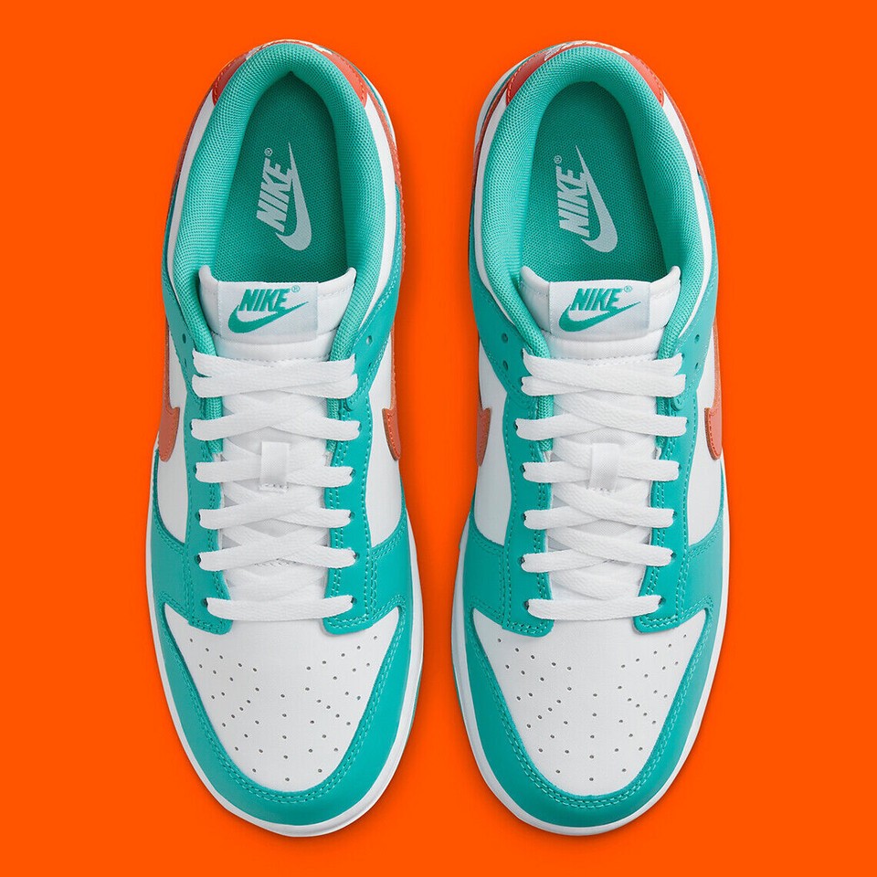 Nike Dunk Low Retro “Miami Dolphins” DV0833-102 Men's Multi Sizes NEW ...