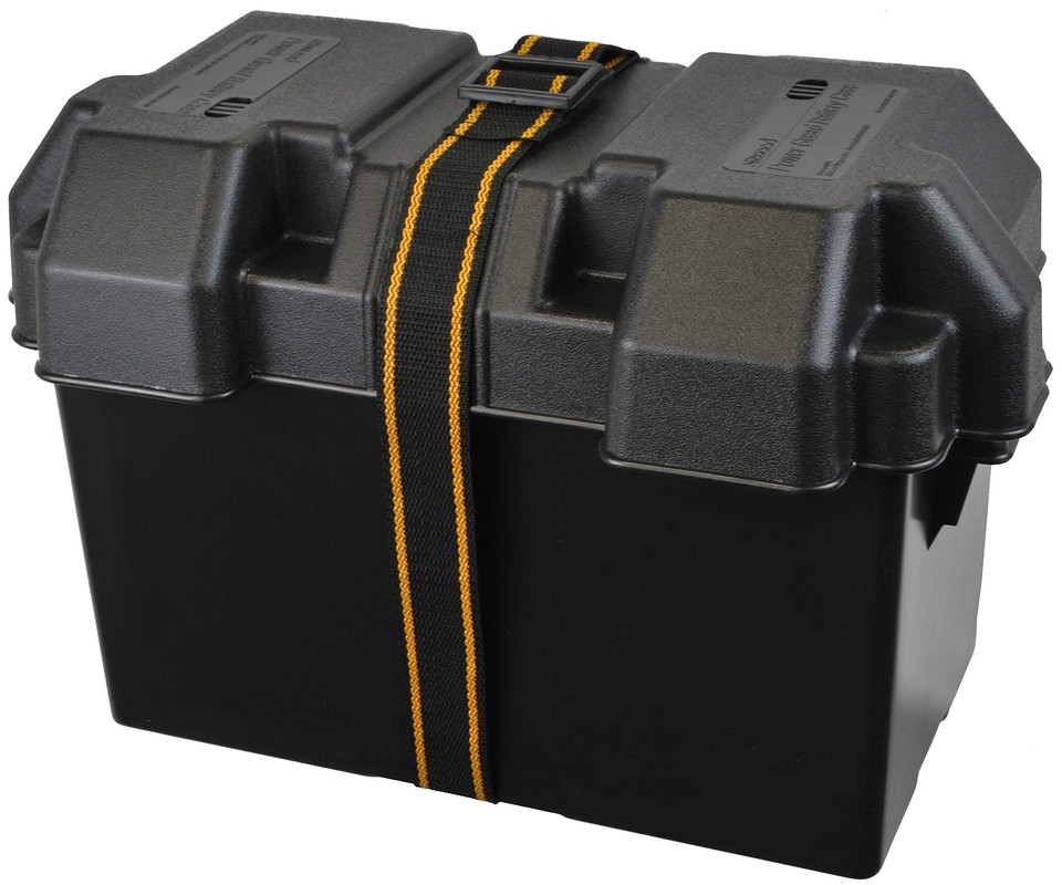 Marine Boat Battery Vented Box Large Heavy-Duty Acid-Resistant Series ...