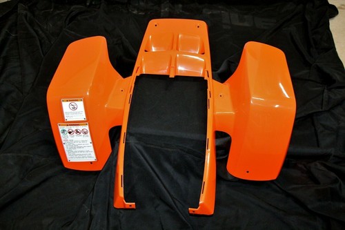 NEW front fenders Yamaha Banshee plastic body 1987-2006 ORANGE front ...