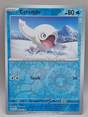 058/198 Cetoddle Reverse Holo Common Scarlet and Violet Pokemon TCG | eBay