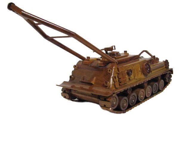 M88 M88A1 MRV Recovery Vehicle Armor Tank Mahogany Wood Wooden Replica ...