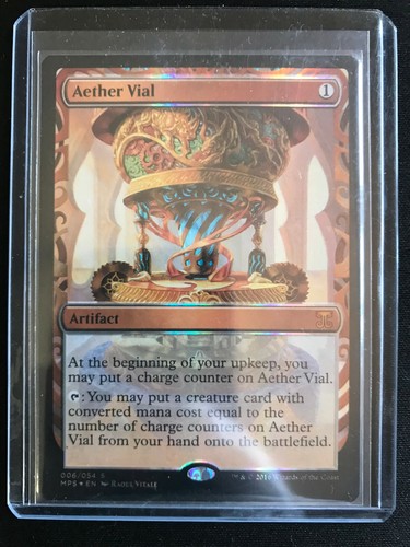 Aether Vial Masterpiece (Matte) - Kaladesh Inventions KLD MPS MTG NM ...