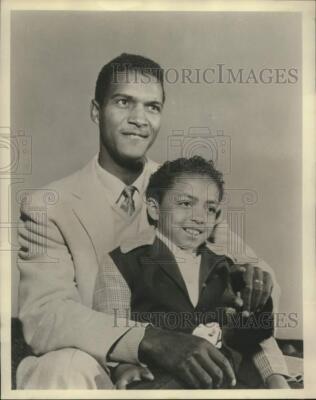 1955 Press Photo James Edwards and J.B. Jackson star in General ...