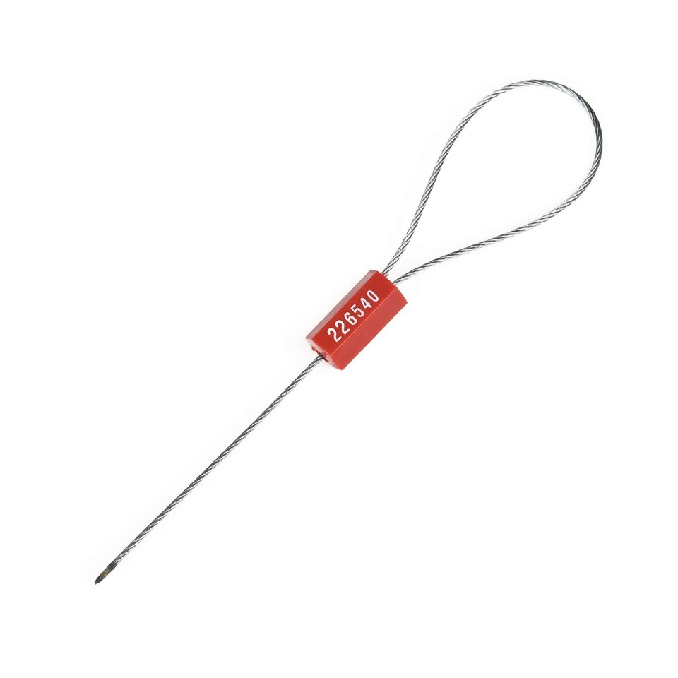 500 Wire Security Seals Numbered Steel Cable Seals Wire Tamper Seals ...