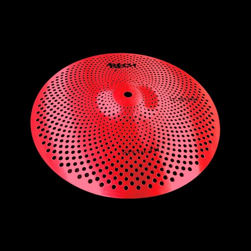 LOW VOLUME CYMBALS RECH STEALTH 12'' SPLASH CYMBAL QUIET RED | eBay ...