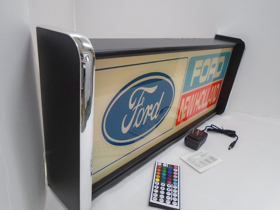 Ford New Holland LED Display lighted sign lightbox Wall Hanging Light ...