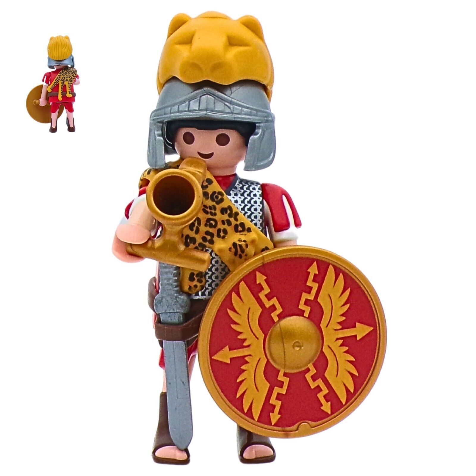 Playmobil Roman figure with horn and shield | eBay