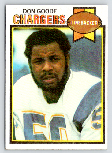 1979 Topps Card, #356 Don Goode, San Diego Chargers | eBay