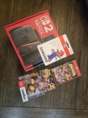 Nintendo switch 2 console Bundle with Donkey Kong Bonanza, SD card & Dk ...