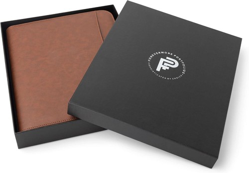 Forevermore Portfolios Padfolio Binder - Professional Faux No Rings ...