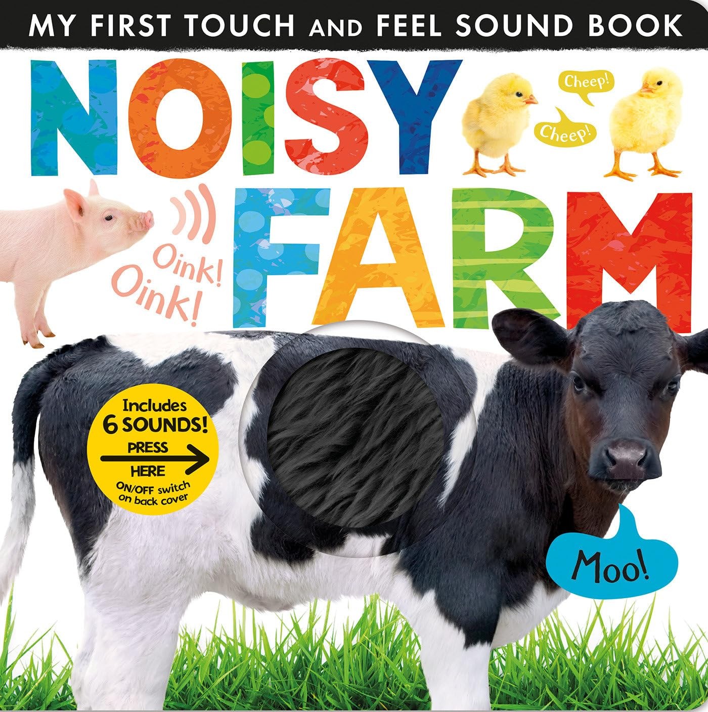 Noisy Farm: Includes 6 Sounds and an On/Off Switch on the Back Cover ...