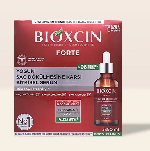 BIOXCIN Forte Serum 3x50ml Anti-Hair Loss Treatment (Dermatologically ...
