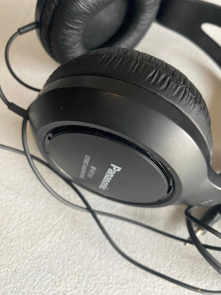 Panasonic Lightweight Over The Ear Wired Headphones with Microphone ...