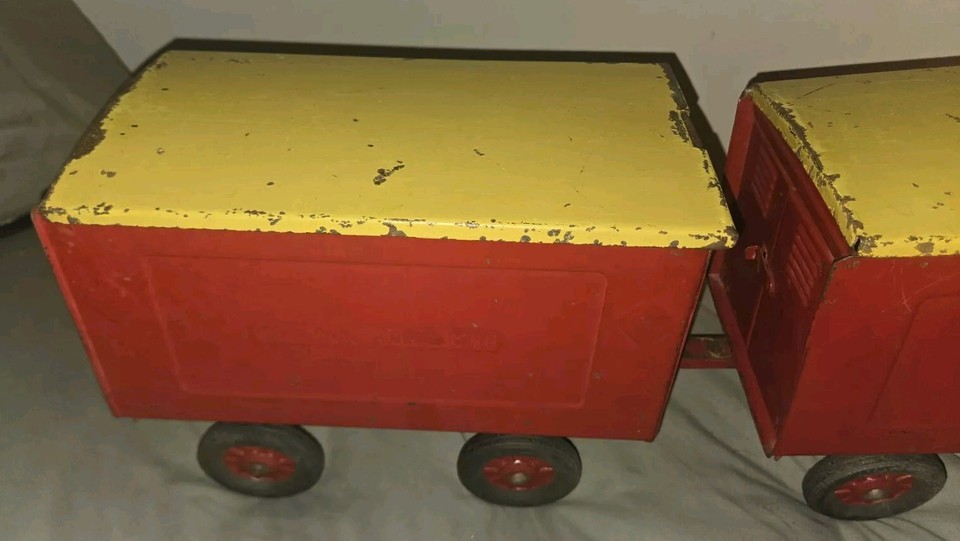 Buddy L Toy Semi Truck W/ 2 Trailers 1930s. | eBay