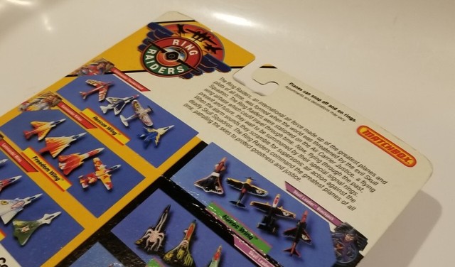 1988 Ring Raiders MOC Commander Kirkov's Comet Freedom Wing Plane Set ...