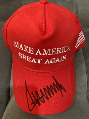 President DONALD TRUMP autographed signed hat | eBay