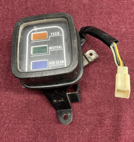 MOTORCYCLE INDICATOR LIGHTS TURN SIGNAL, NEUTRAL & HIGH BEAM & BRACKET ...