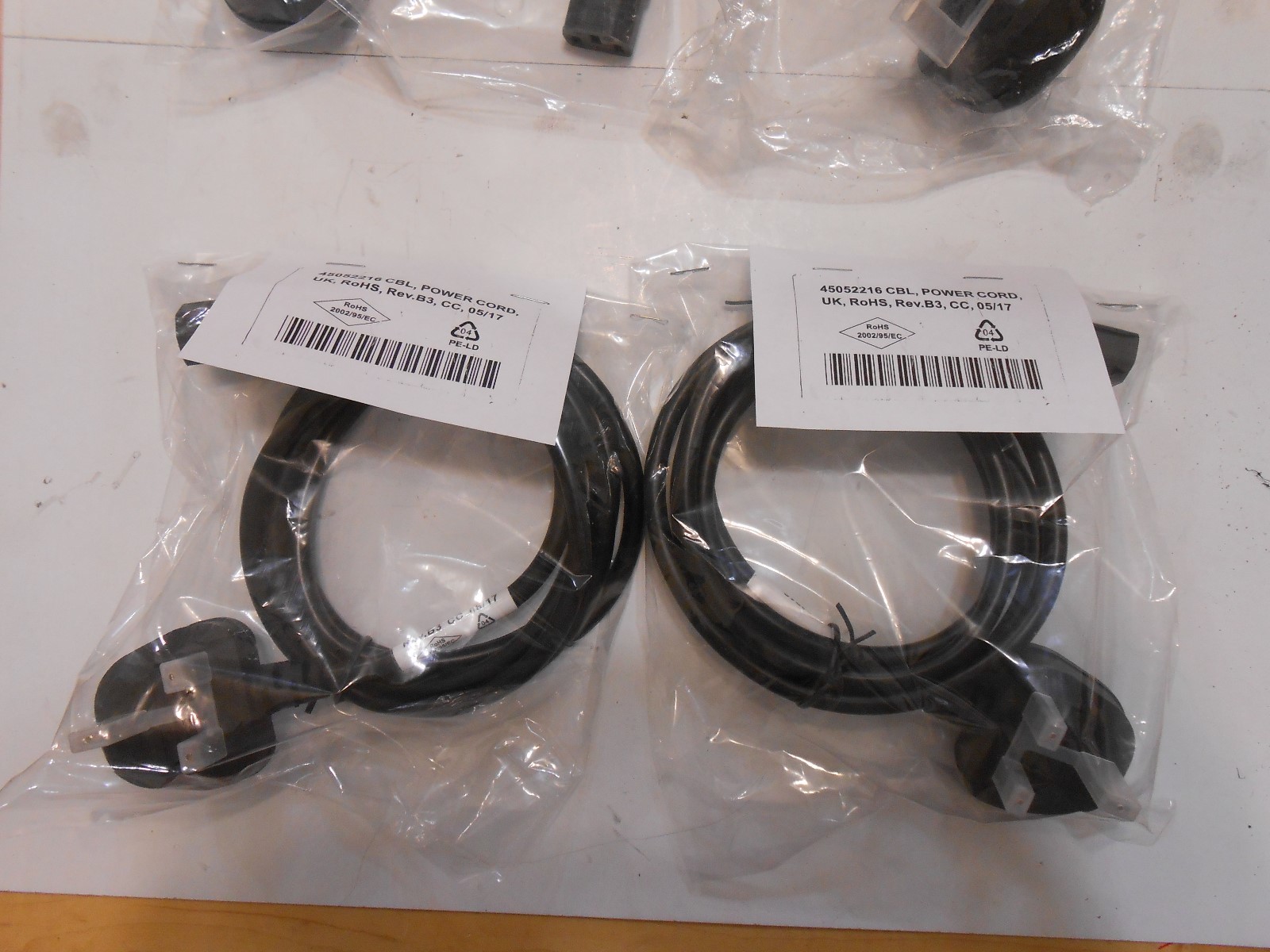 45052216 CBL, POWER CORD, UK, RoHS, Rev.B3, CC ( Lot of 2 ) NEW | eBay