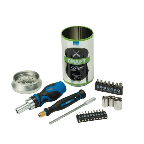 Draper Stubby Cricchetto Screwdriver Punta Set Edizione Speciale Craft ...