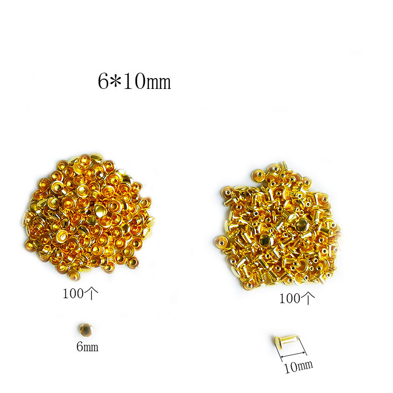 Double Cap Rivets Stud Rapid Rivets Leather Craft Repair 5mm 8mm 9mm ...