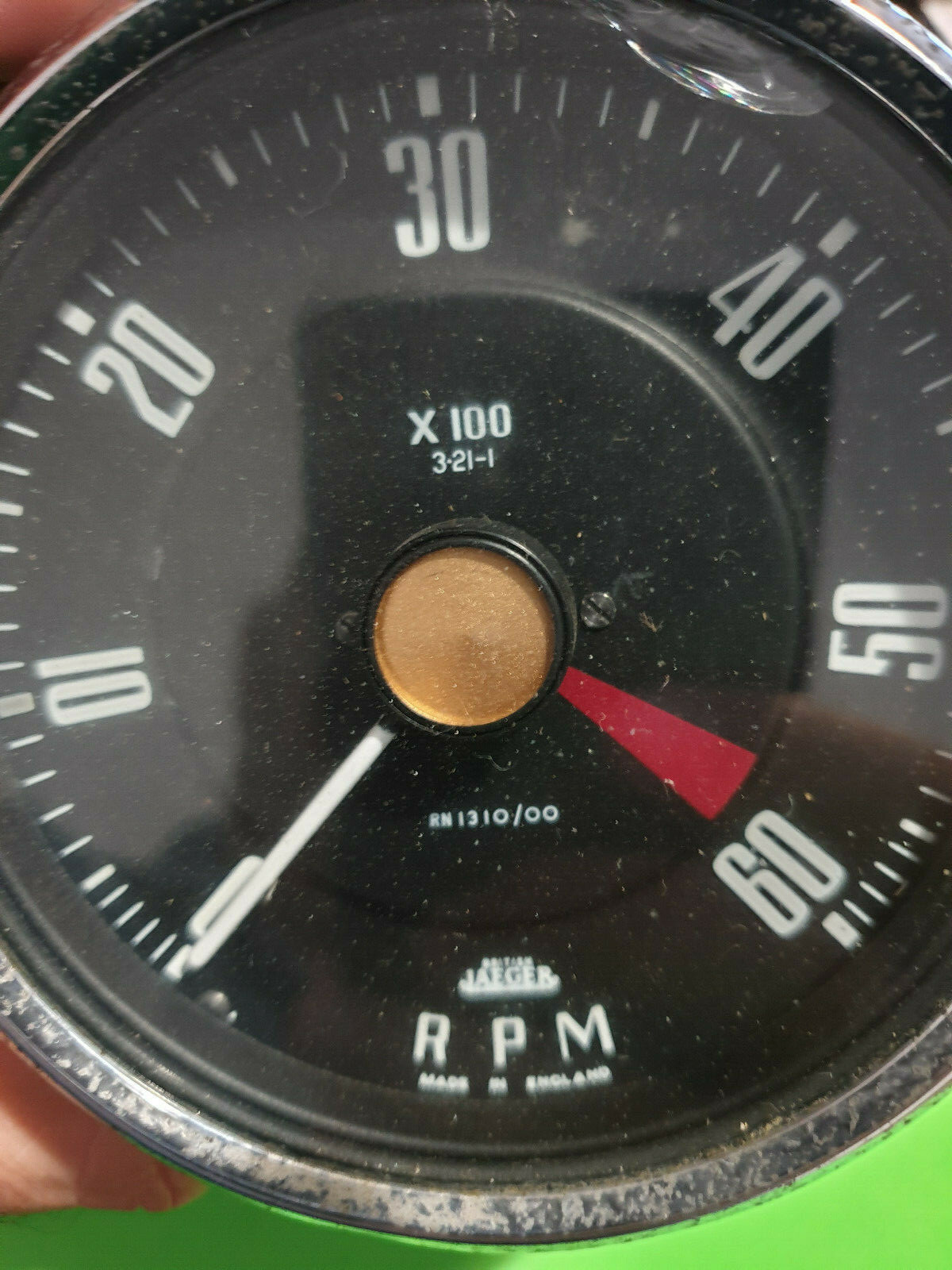 1960s British Jaeger Tachometer 6000 6K | 1310/00 | Analog | United ...