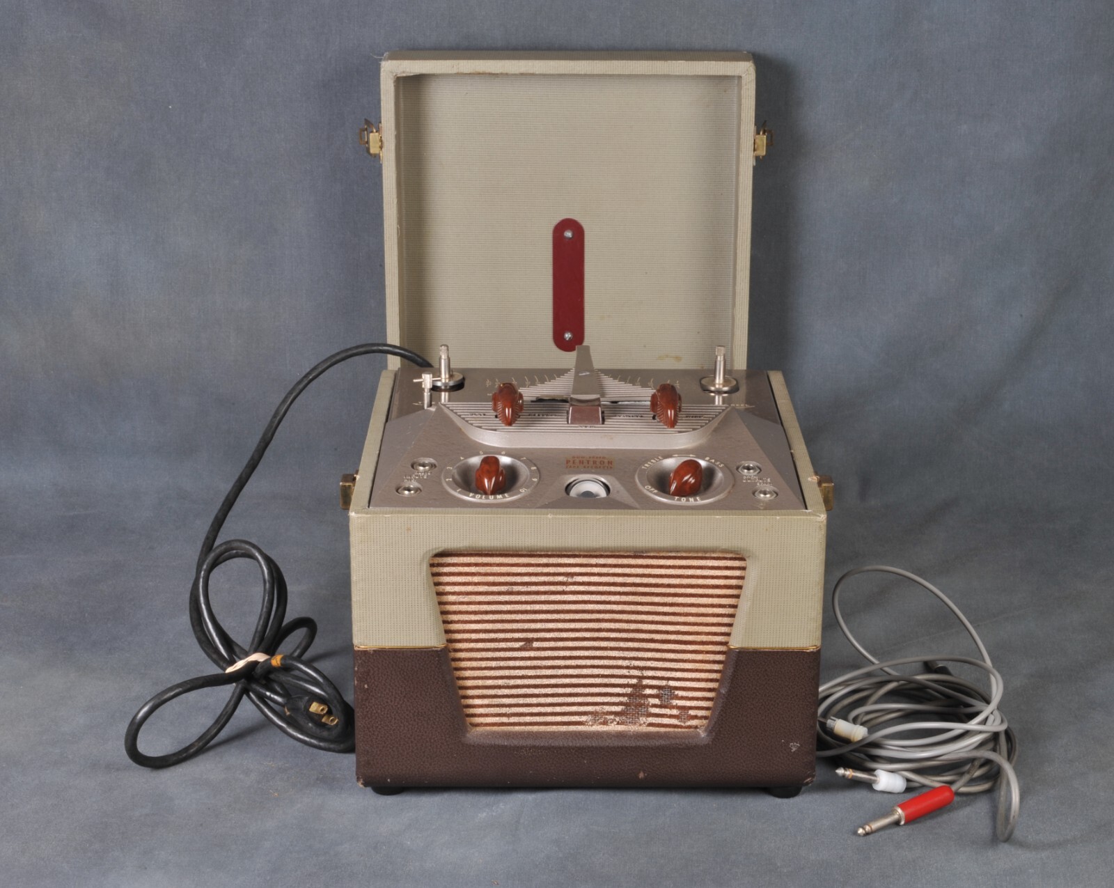 Vintage Pentron Model 9T-3C Duo Speed Reel To Reel Tape Recorder - No ...