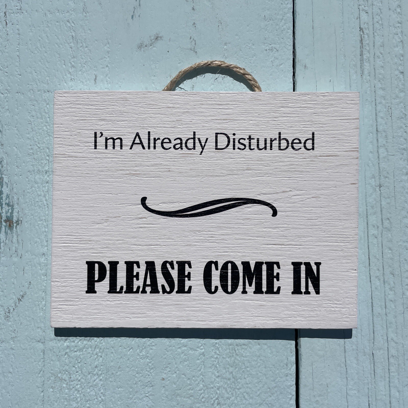 I’m Already Disturbed - Australian Sellers - Funny Signs - Office Decor ...
