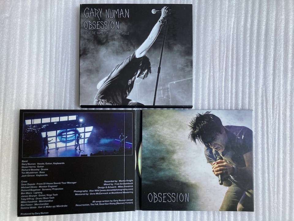 Gary Numan ‘Obsession’ CD (Hammersmith Eventim Apollo) *Mint/Ultra Rare ...