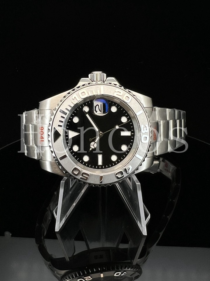 Custom Made MODS Yacht-Master Style Watch NH35 Movement SIL Ceramic ...