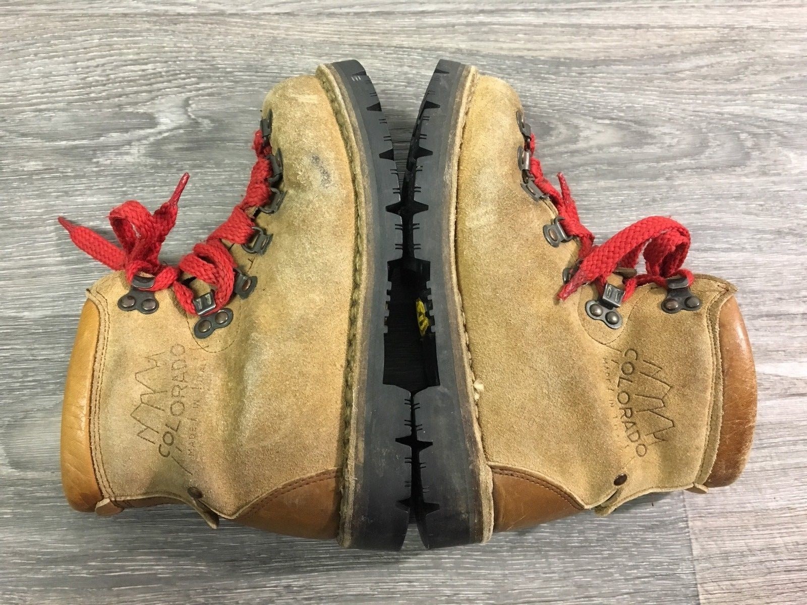 Kinney Colorado Hiking VTG Boots Italy Leather Mountaineering Shoe ...