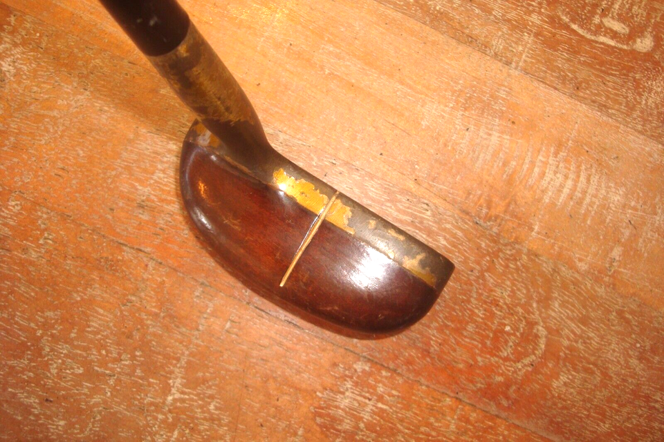 Won-Putt Vintage Wood Golf Putter by Bert Dargie 36" | eBay