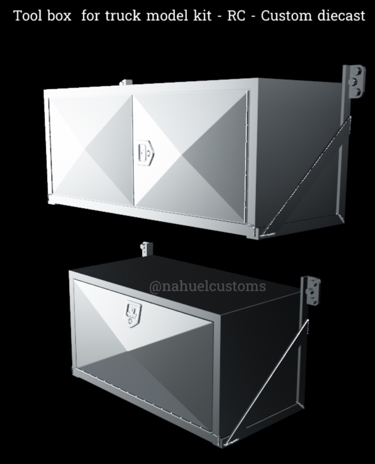 1/25th scale resin 3d printed tool boxes designed by Nahuel Customs | eBay