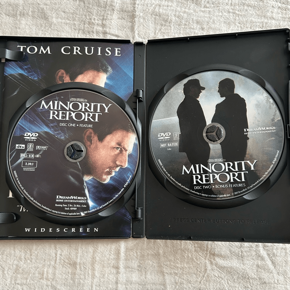 Minority Report DVD Widescreen Tom Cruise | eBay