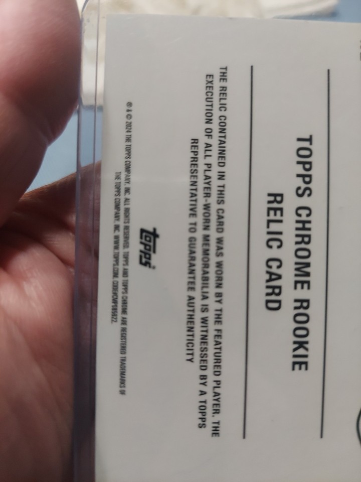 2024 Topps Chrome - Rookie Relics Marshawn Lloyd #CRR-ML (MEM, RC) | eBay