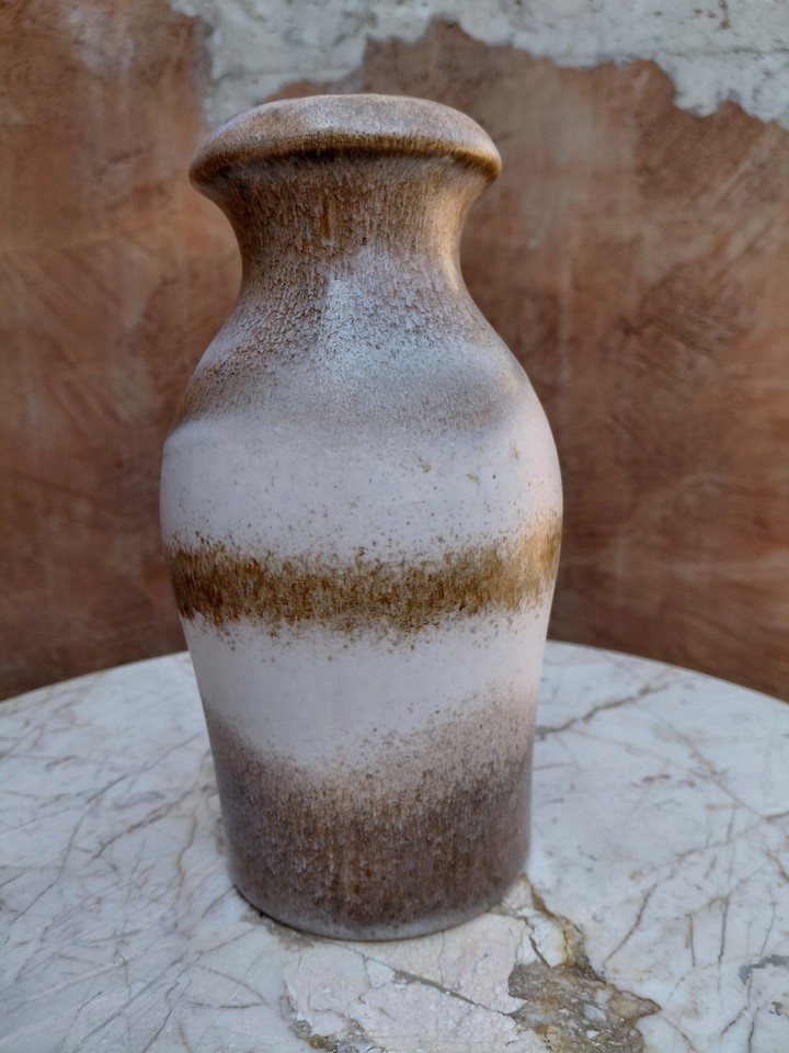 Vintage Ceramic Scheurich Vase West Germany Beige Cream 1970s | eBay