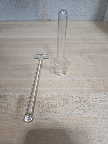 WHEATON Glass 7mL Mortar Tight Pestle Tissue Grinder Potter Set Glass ...