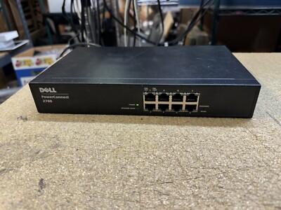 Dell PowerConnect 2708 8-Port Gigabit Ethernet Managed Network Switch ...