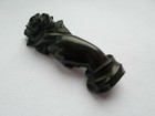 Antique Victorian Edwardian Whitby Jet Hand Brooch Rose Flower ...