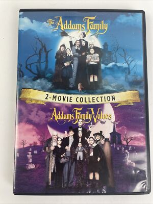 The Addams Family / Addams Family Values 2 Double Feature Movie ...